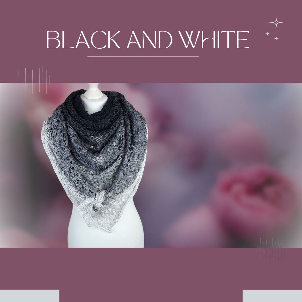 Knitting pattern BLACK + WHITE – Jollyknits