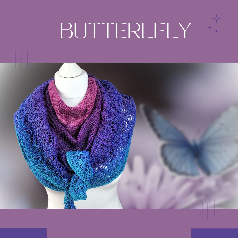 Knitting pattern BUTTERFLY – Jollyknits